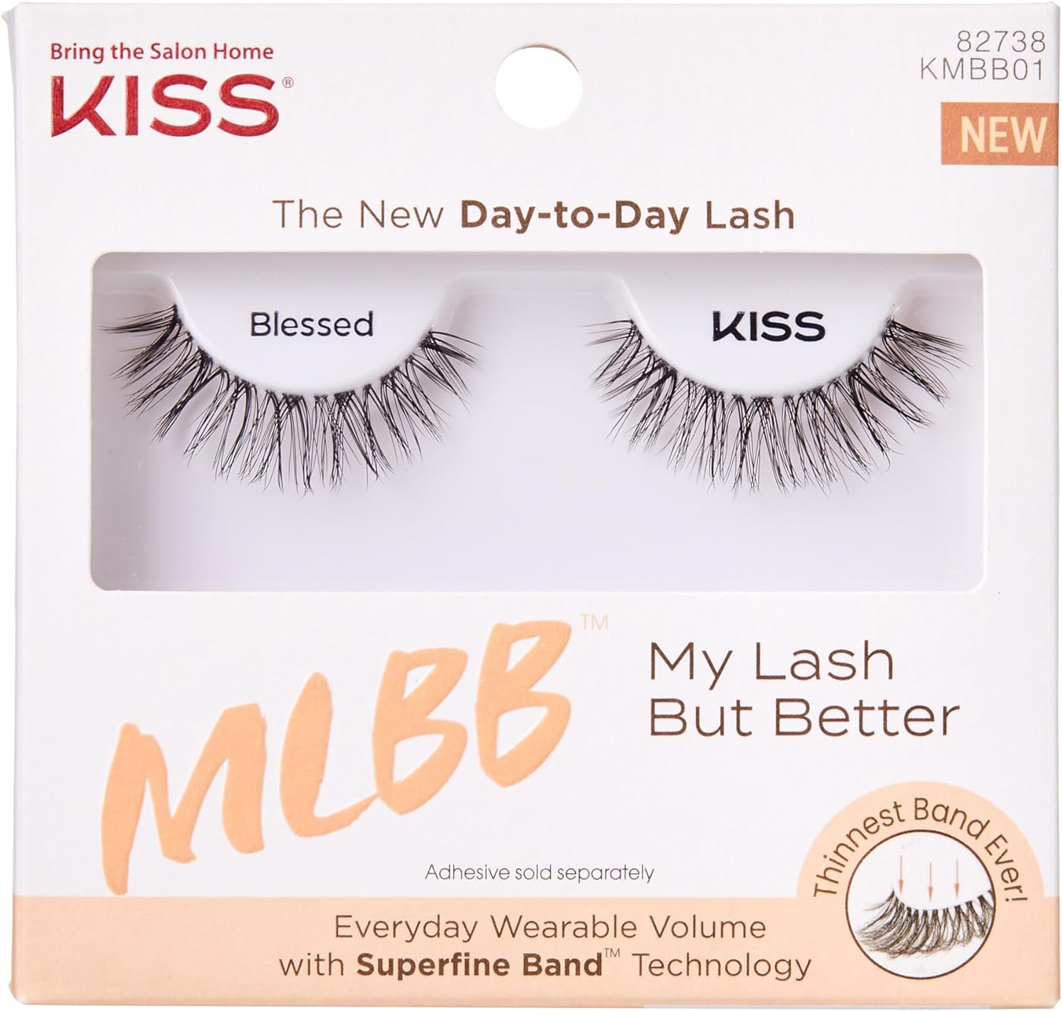 PESTAÑAS POSTIZAS MY LASH BUT BETTER BLESSED - KISS