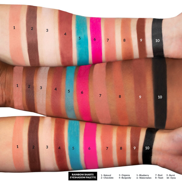 Paleta De Sombras Rainbow Sharts Kimchi Chic X Ketnipz