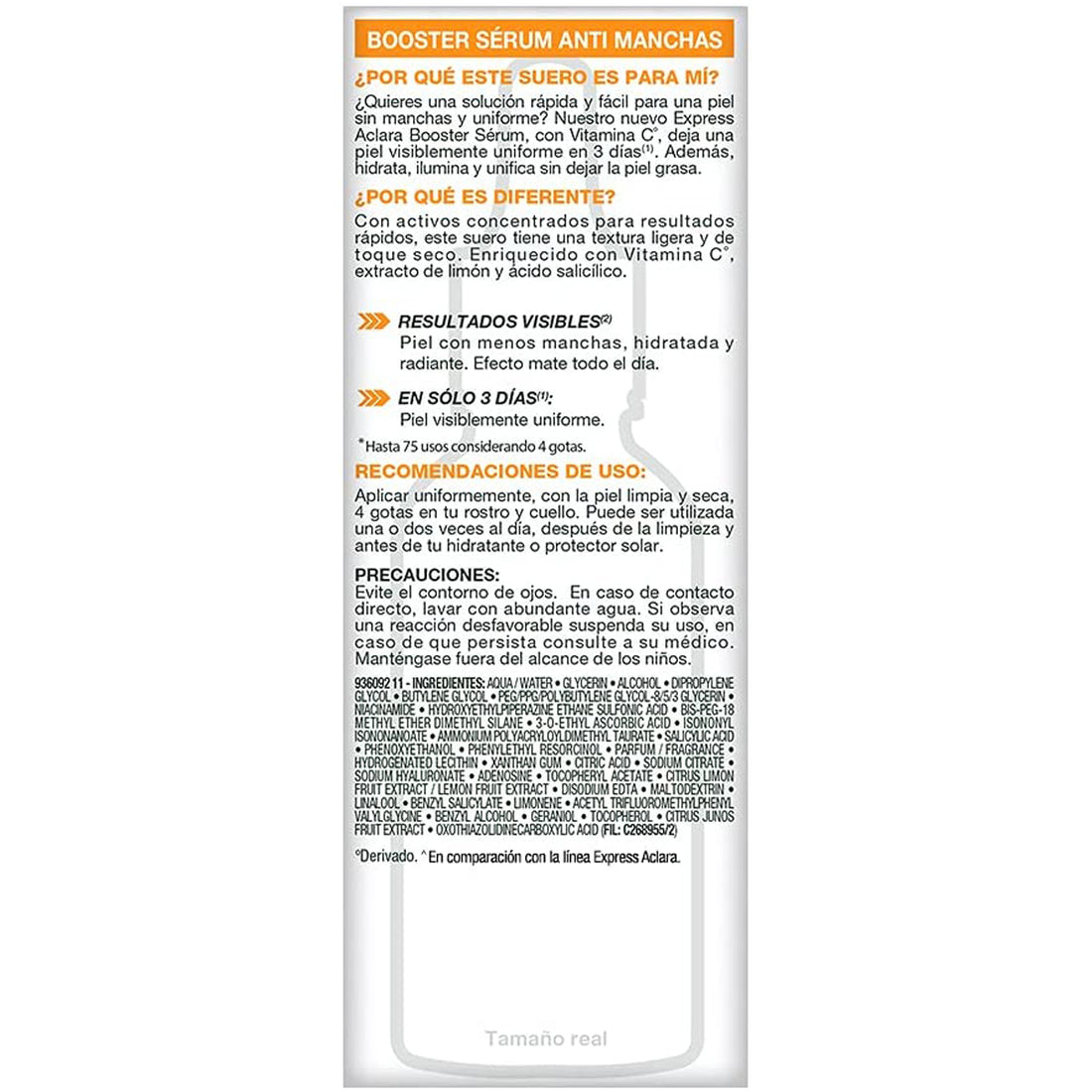 SKIN ACTIVE EXPRESS ACLARA SERUM VITAMIN C 30ML - GARNIER