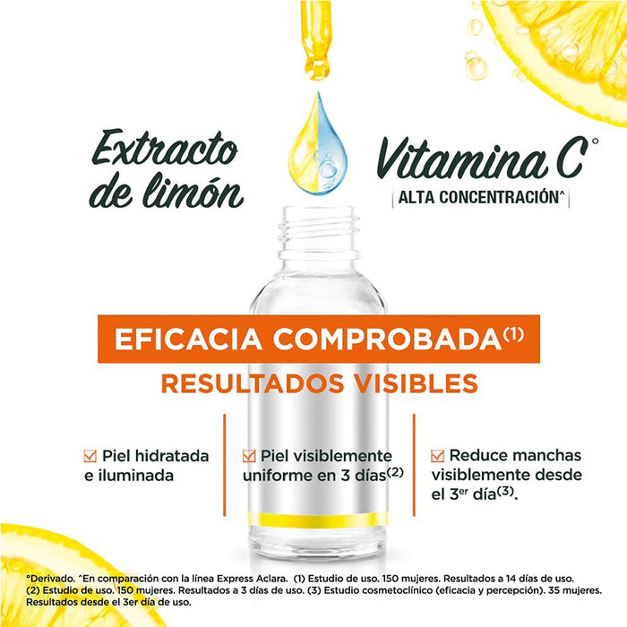 SKIN ACTIVE EXPRESS ACLARA SERUM VITAMIN C 30ML - GARNIER