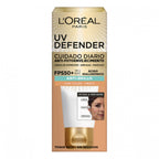 UV DEFENDER ANTI FOTOENVEJECIMIENTO ANTI BRILLO FPS 50+ TONO MEDIO - L